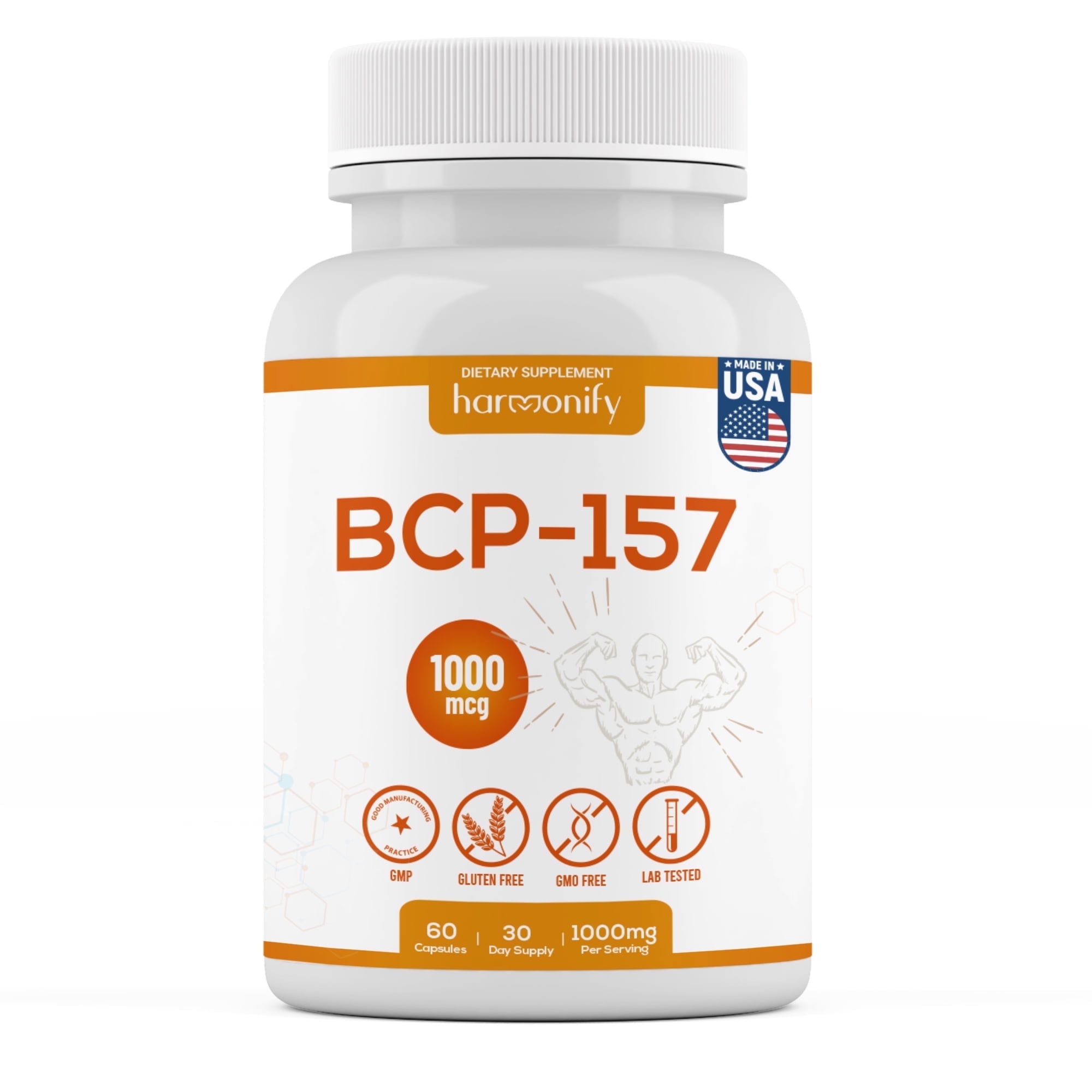 HARMONIFY Supplement, 60 Purified Veggie Capsules, 1000 mg, Gluten Free ...