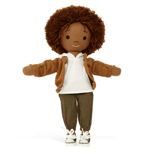 HarperIman Ashton 14'' Handmade Linen Plush Doll for Positive Self ...