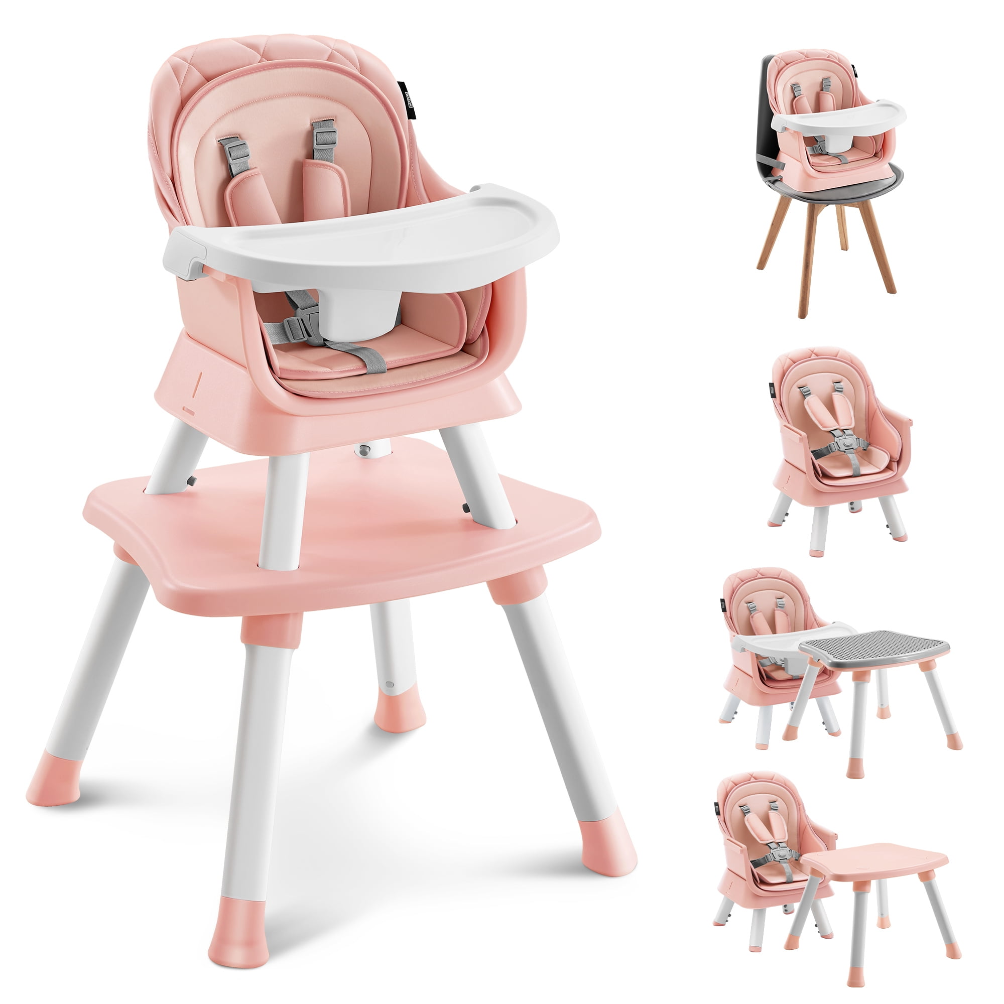 HARPPA Baby High Chair, 8 in 1 Toddler Dining Booster Seat for Baby ...