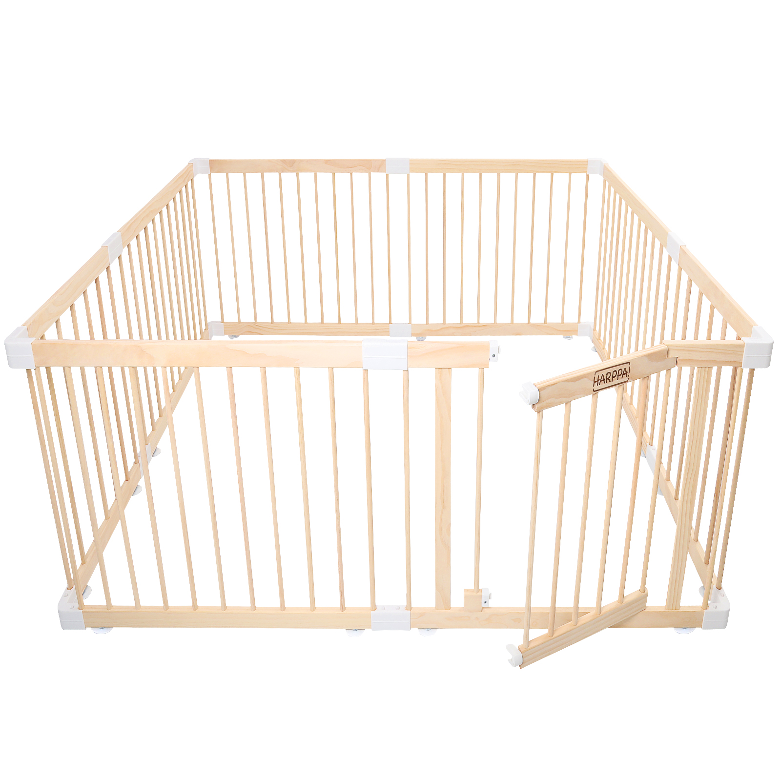 8666 Grey 6 Panel Play Gate - Walmart.com