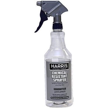 Harris Professional Spray Bottle 32oz 3-Pack, All-Purpose with Clear ...
