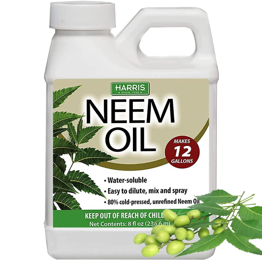 HARRIS Neem Oil Cold Pressed Water Soluble MHD1Concentrate, Makes 12 ...
