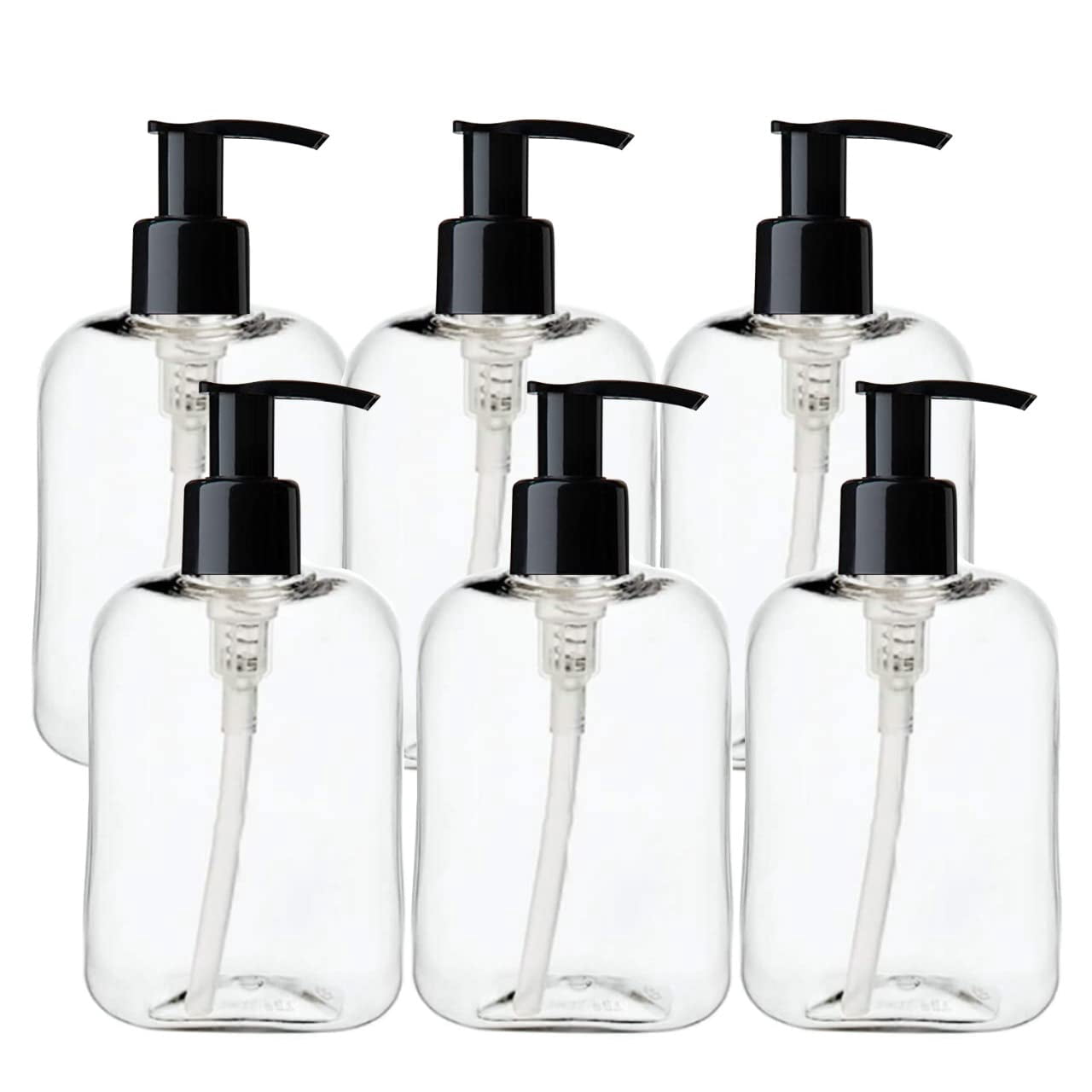 HARRODS Empty Plastic Pump Bottle Transparents Bottle For oil Liquid ...