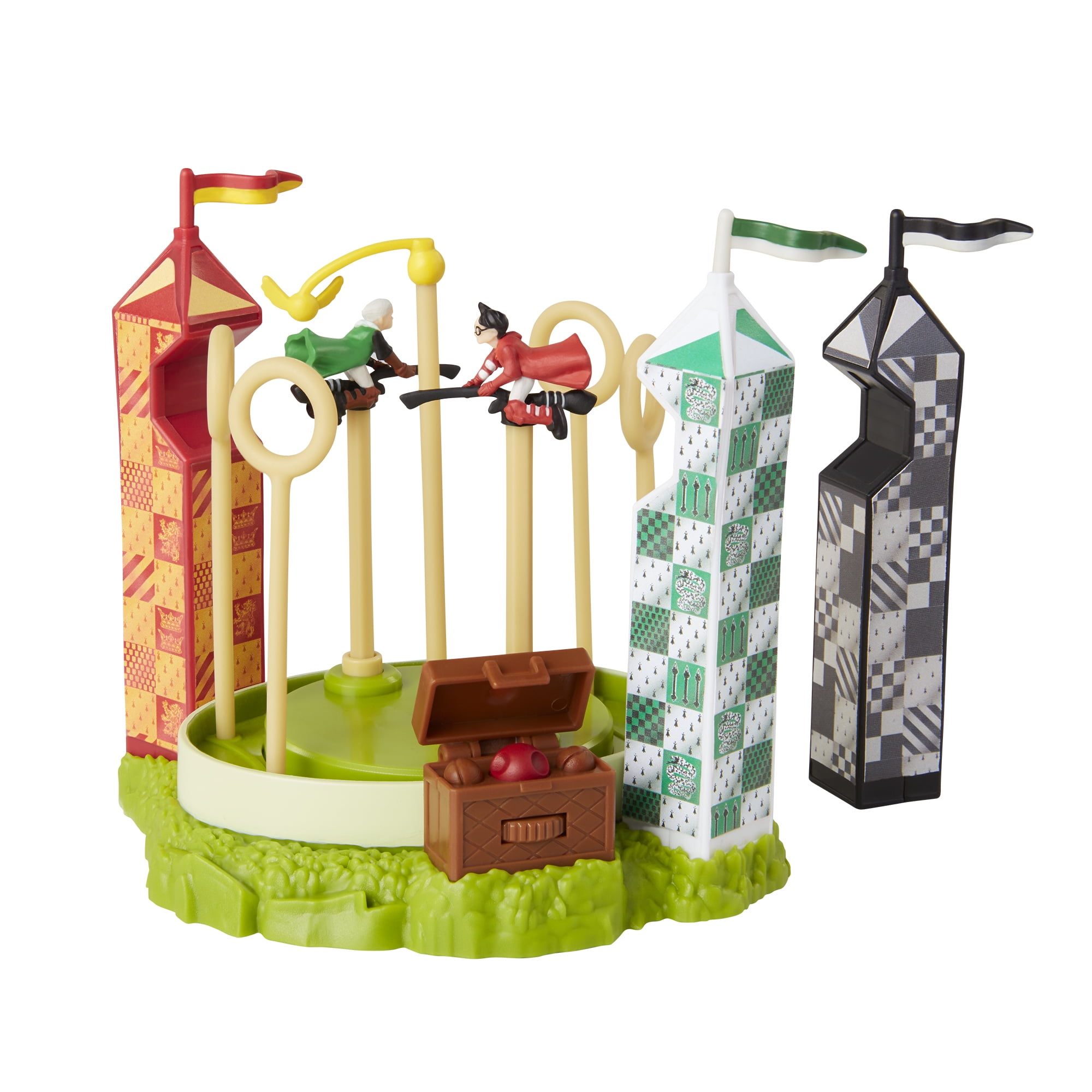 HARRY POTTER Quidditch Pitch Arena Mini Playset, Featuring HP and Draco ...