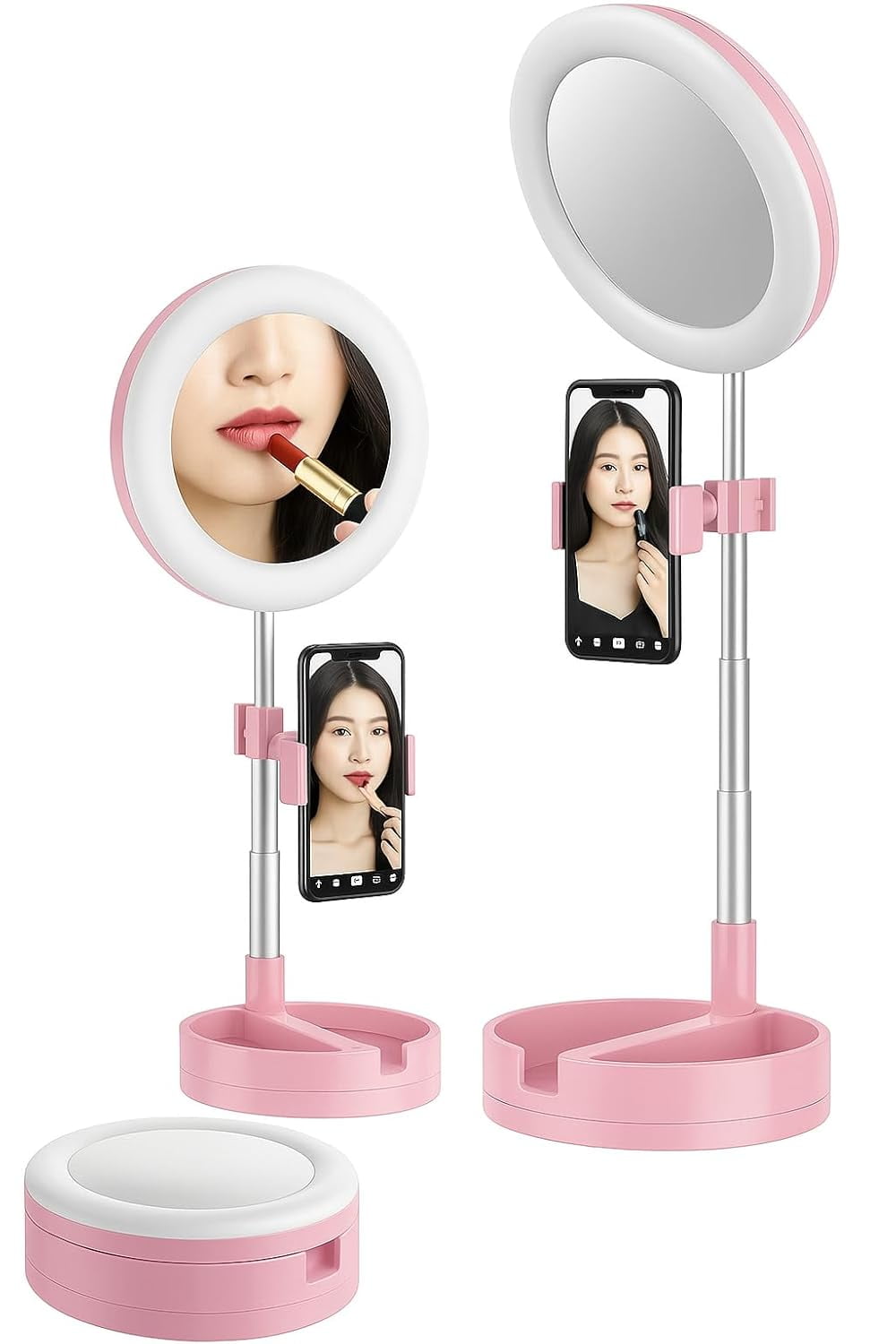 HARSHTI Portable MultiFunctional 63 Dimmable LED Selfie Continuous ...