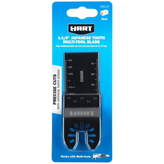HART 1-1/4-inch Wood Cutting Japanese Tooth Oscillating Multi-Tool ...
