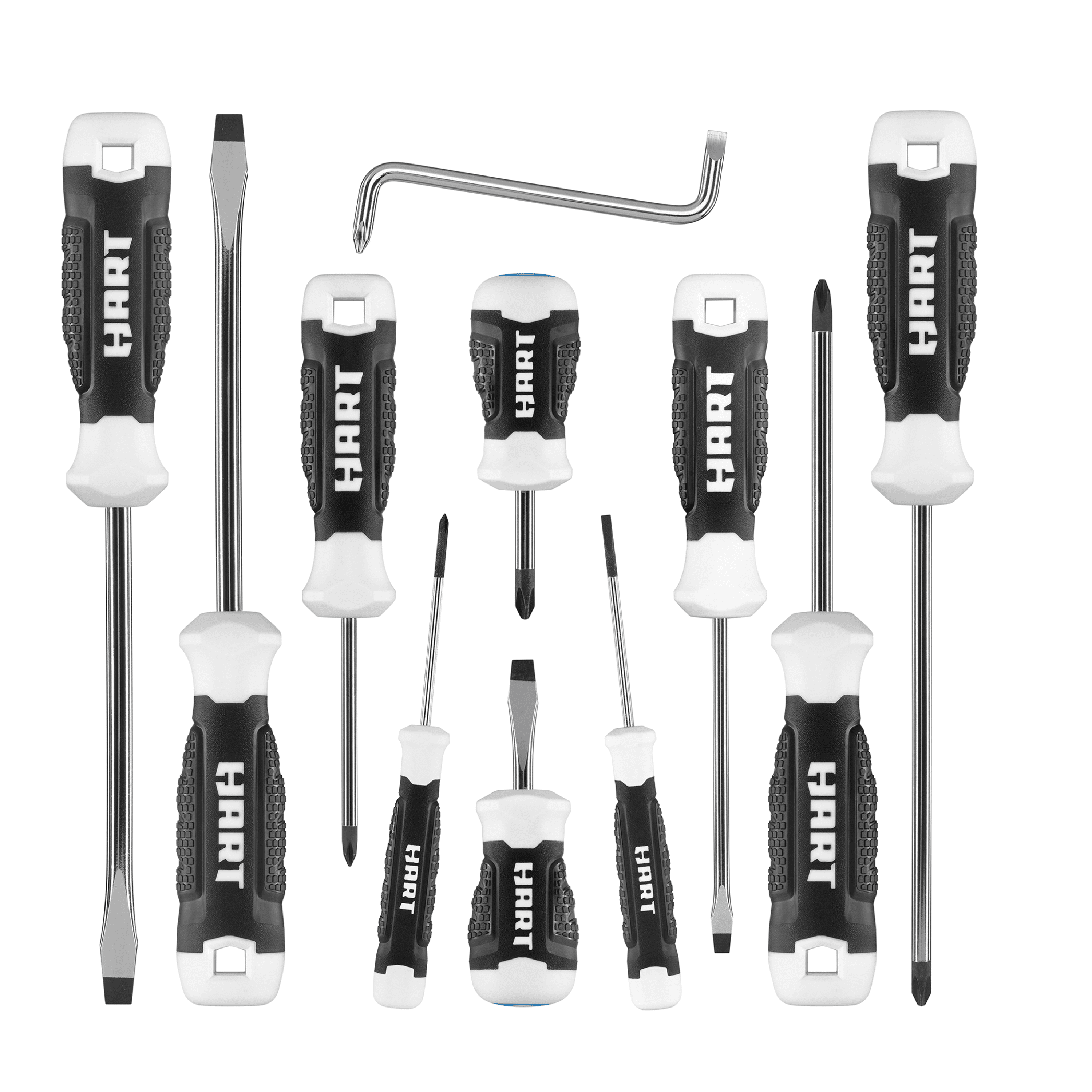 HART 11-Piece Screwdriver Set with Comfort Grip Handle - Walmart.com
