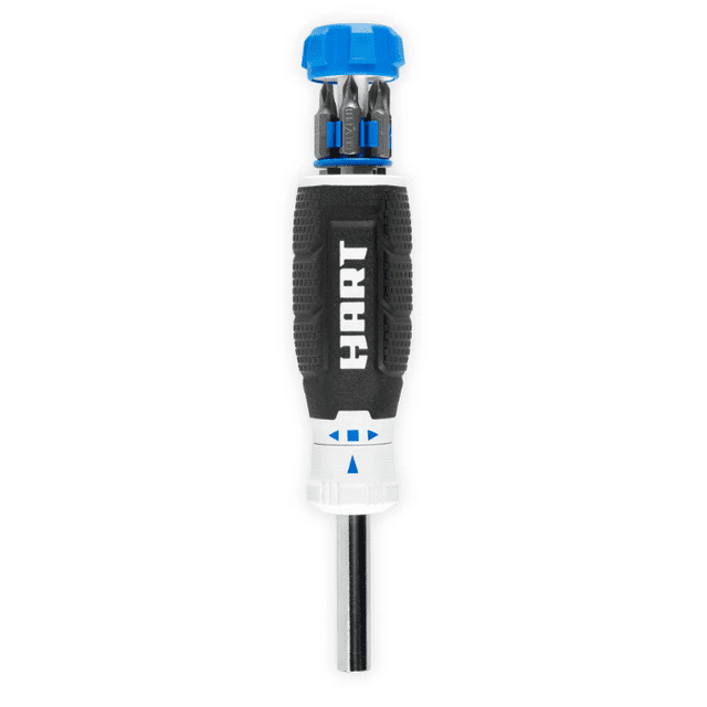 HART 13-Piece Ratcheting Screwdriver, In-Handle Storage - Walmart ...