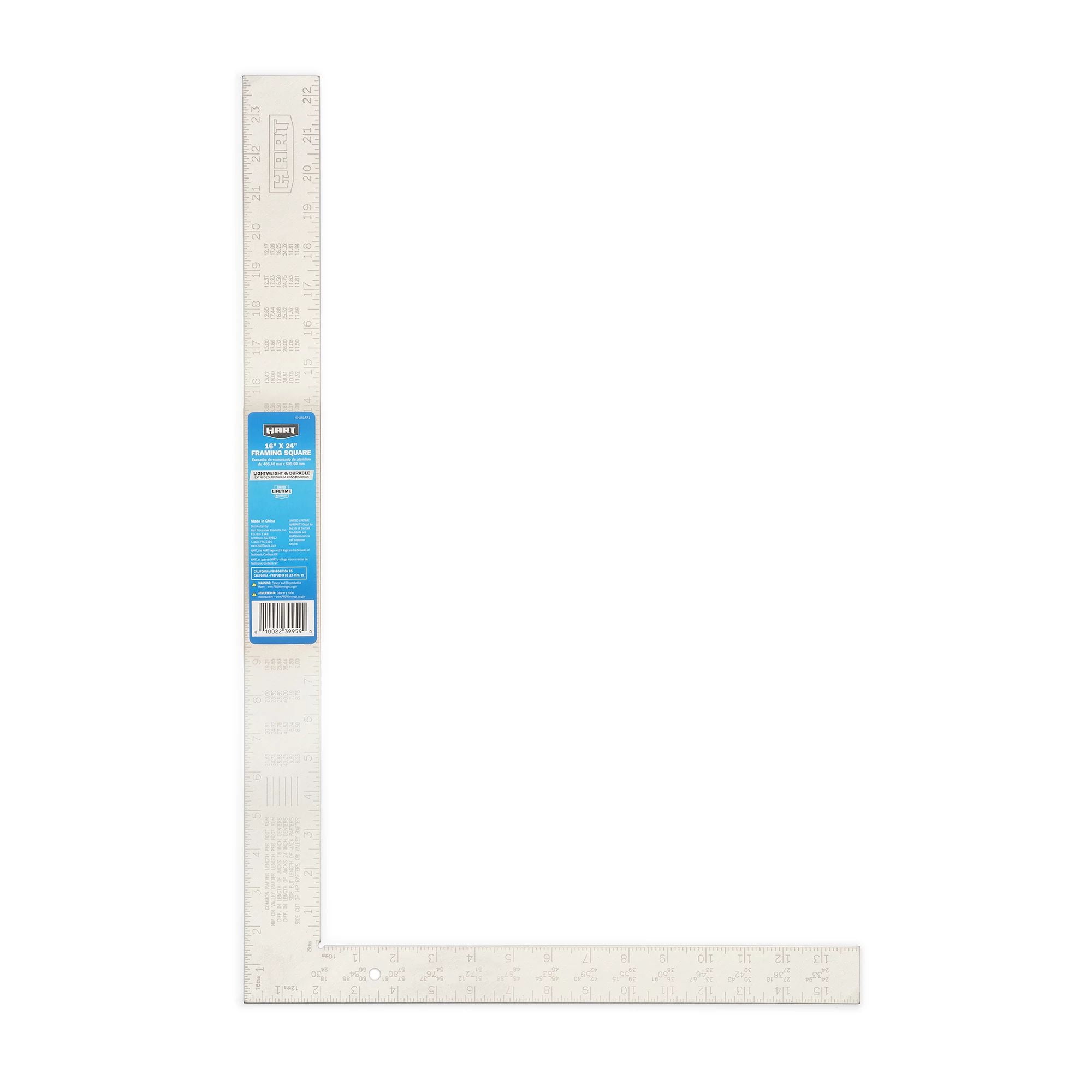 HART 16x24 Aluminum Framing Square Tool, 1 - Walmart.com