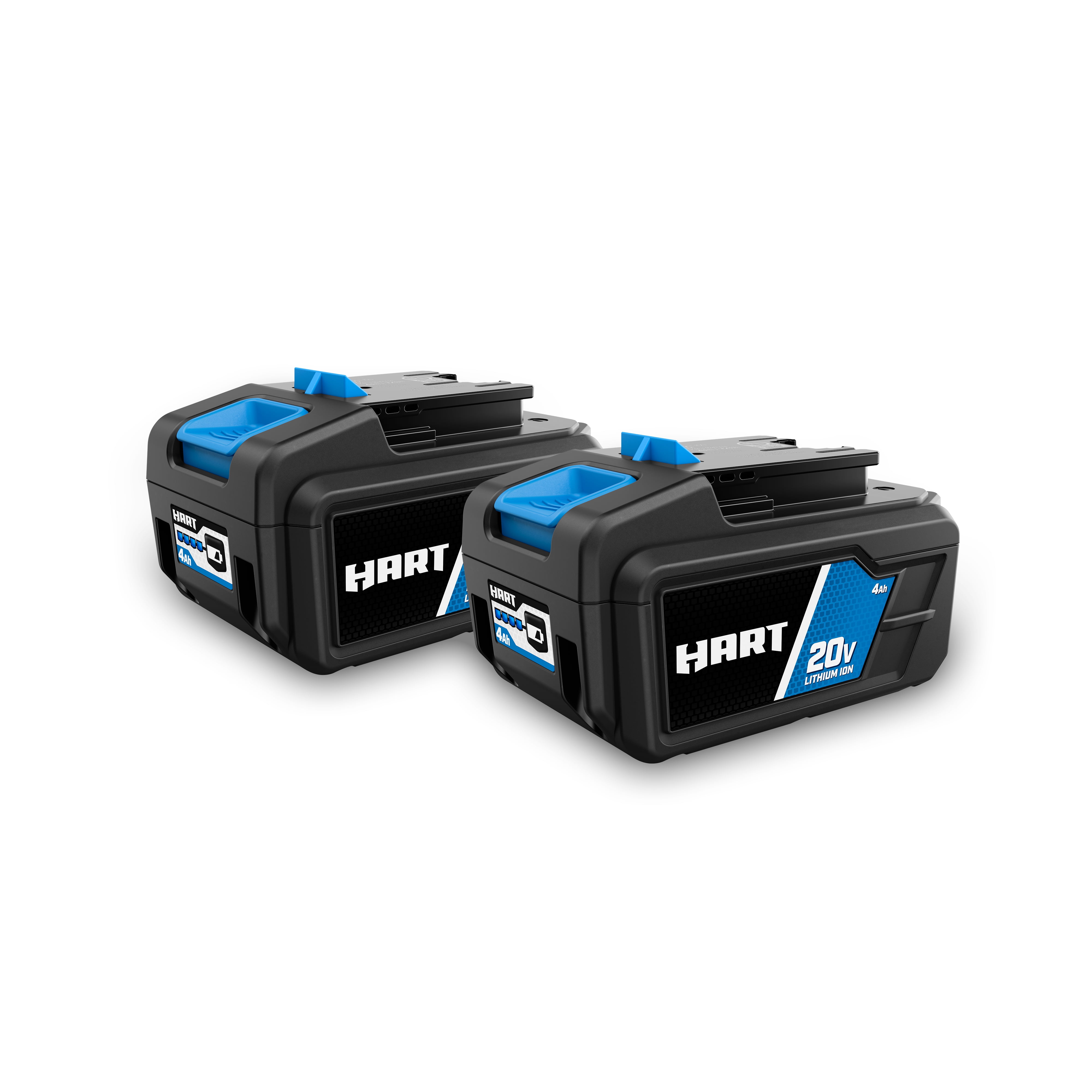 HART 2-Pack 20 Volts 4.0Ah Lithium-Ion Batteries (Charger Not Included ...