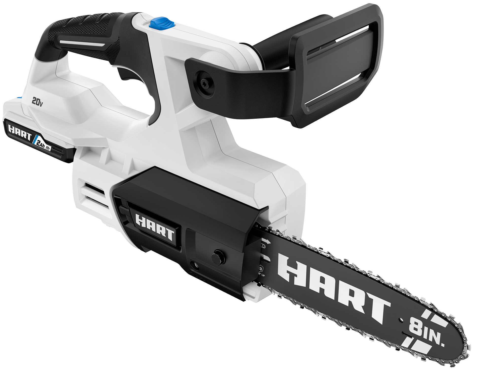HART 20-Volt 12-Inch Cordless Chainsaw (1) 20-Volt 4.0Ah Lithium-Ion ...