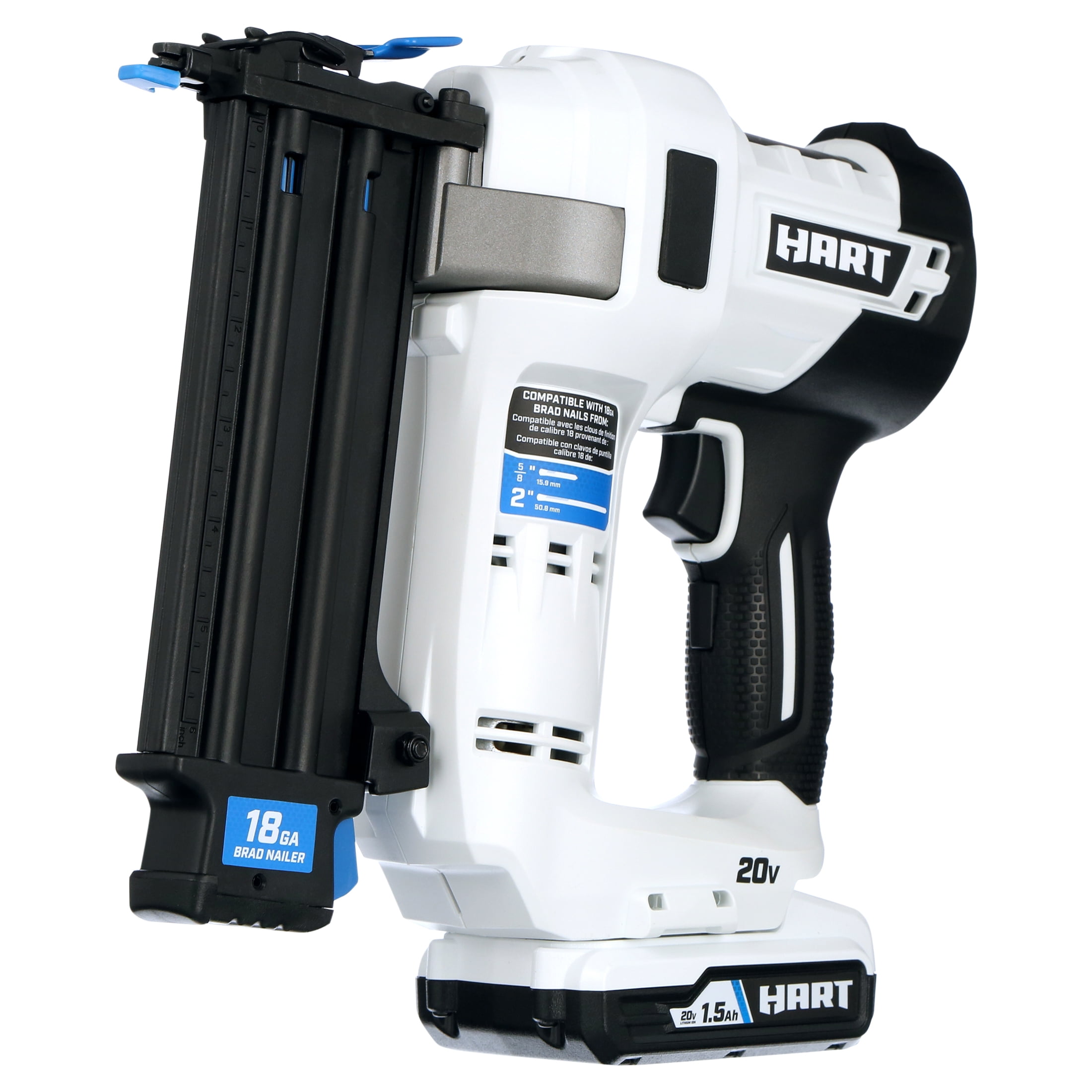 HART 20-Volt Brad Nailer Kit & Brad Nails - Walmart.com