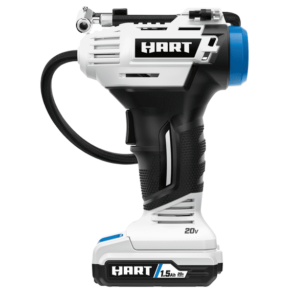 HART 20-Volt Cordless Inflator with 20-inch Hose (Battery Not Included ...