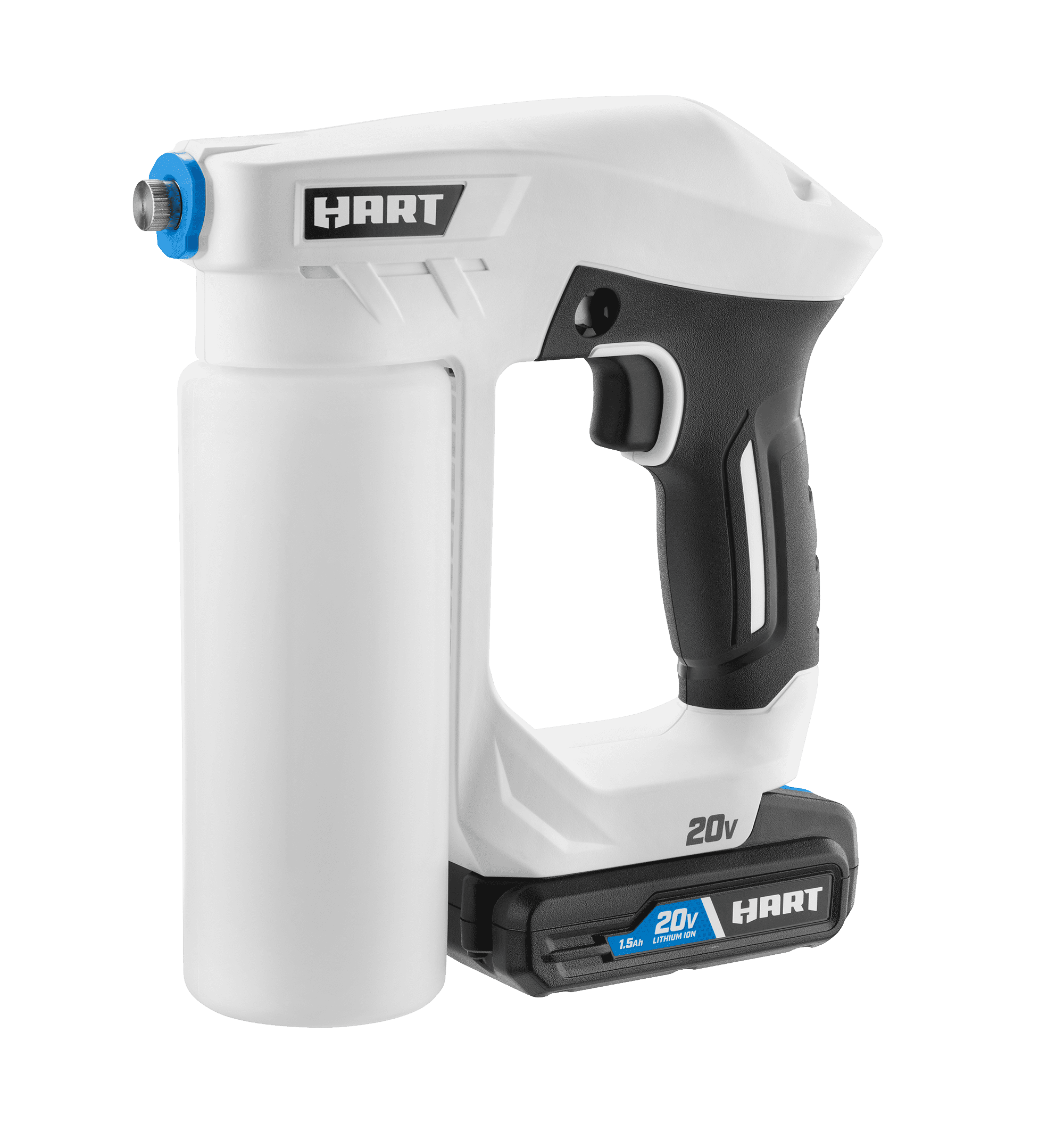 HART 20-Volt Operated Cordless Power Sprayer with 1.5Ah Lithium-ion ...