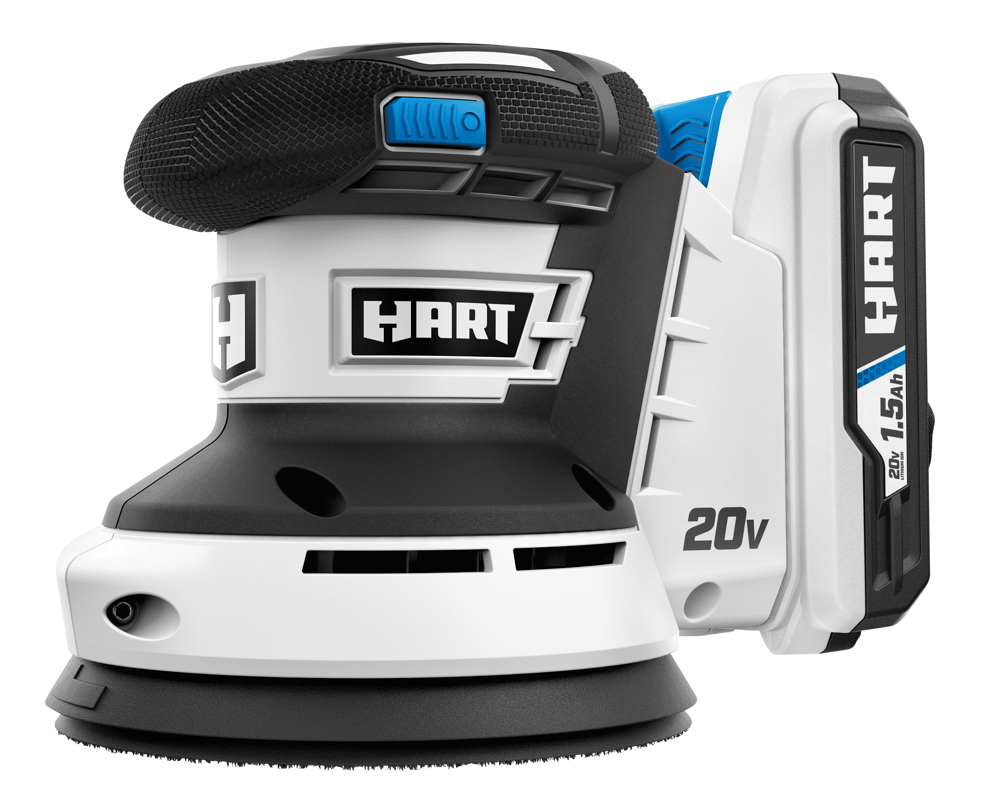 HART 20-Volt Cordless Random Orbit Sander and Dust Bag (Battery Not ...
