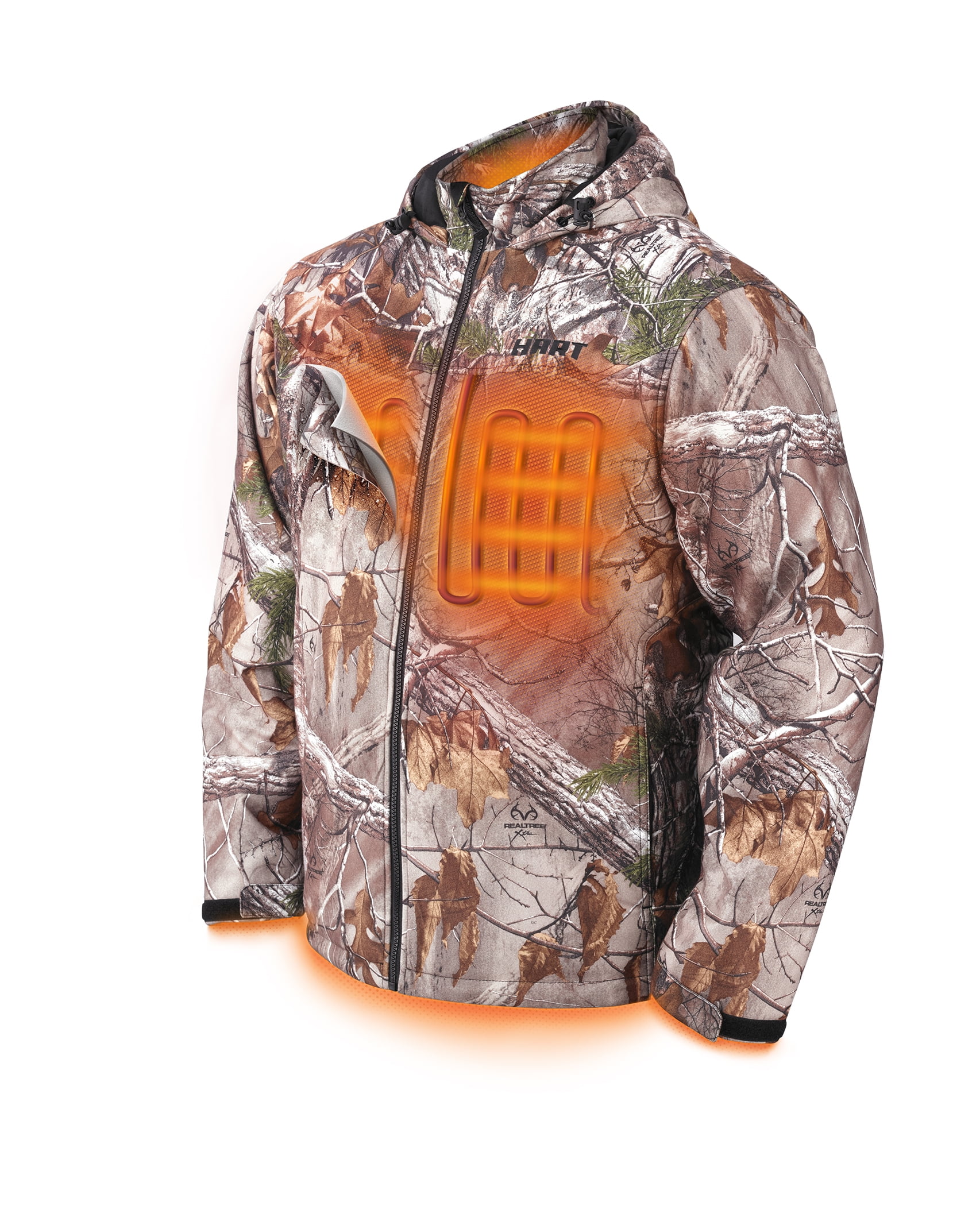 HART 20-Volt Men's Heated Medium-Duty Jacket Kit, Realtree Xtra ...