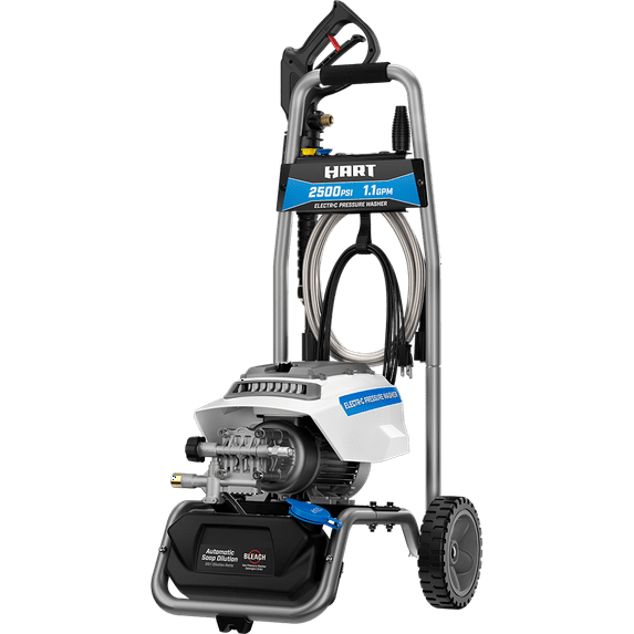 HART 2500 PSI at 1.1 GPM 120V Electric Brushless Cold Water Pressure ...