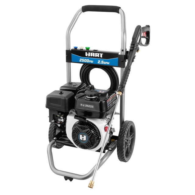 HART 2500PSI 2.5 GPM 212cc Cold Water Gas Pressure Washer - Walmart.com
