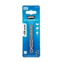 (2 pack) HART 3/16-inch Hex Shank Titanium Drill Bit Set - Walmart.com