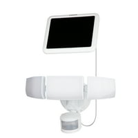 HART 3-Head LED Solar Motion Sensing Security Flood Light