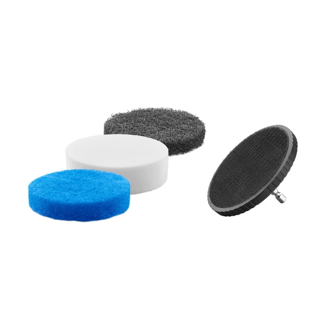 HART 4-Piece Multi-Purpose Scrubber Set, Soft, Medium, Hard - Walmart.com