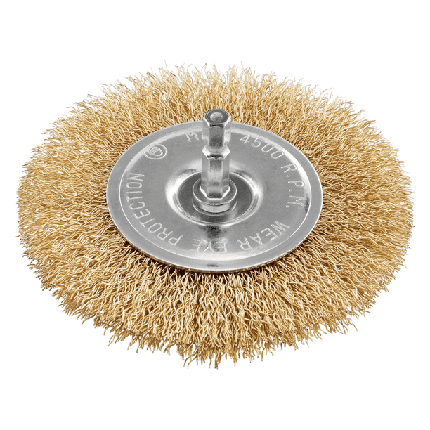HART 4-inch Wire Wheel Brush - Walmart.com