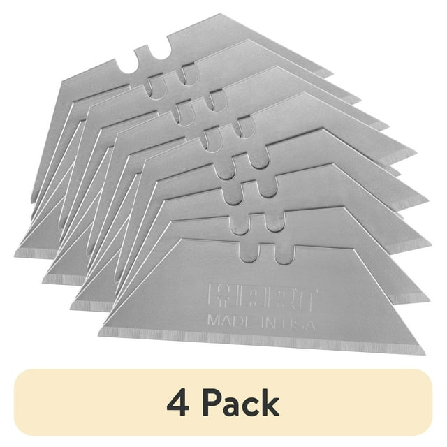 (4 pack) HART 5-Piece Heavy Duty Utility Knife Blade Set (Standard-Size ...