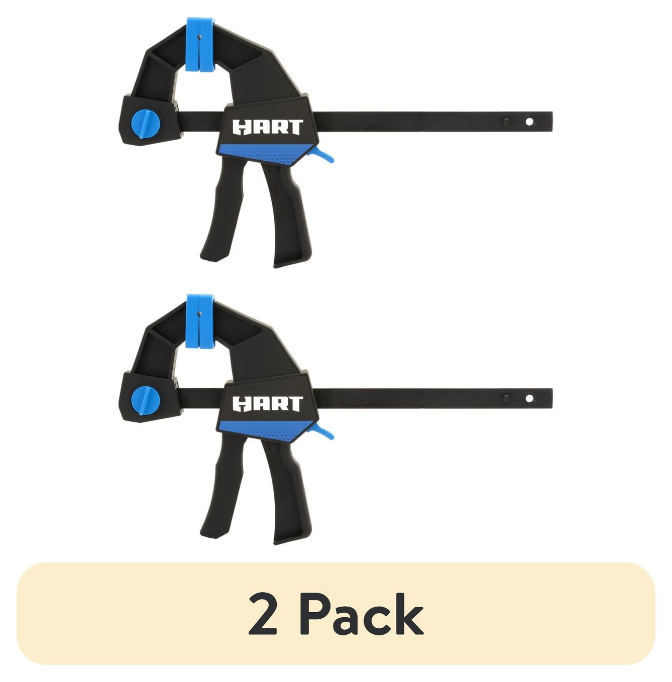 (2 pack) HART 6-inch Trigger Clamp with 300 lbs. Clamping Force ...