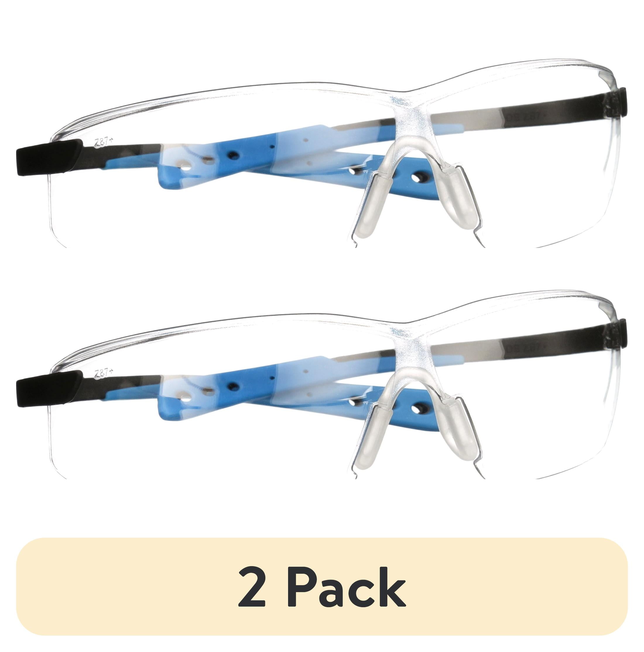(2 pack) HART Clear Wrap-Around Safety Glasses, Anti-fog, UV Protection ...
