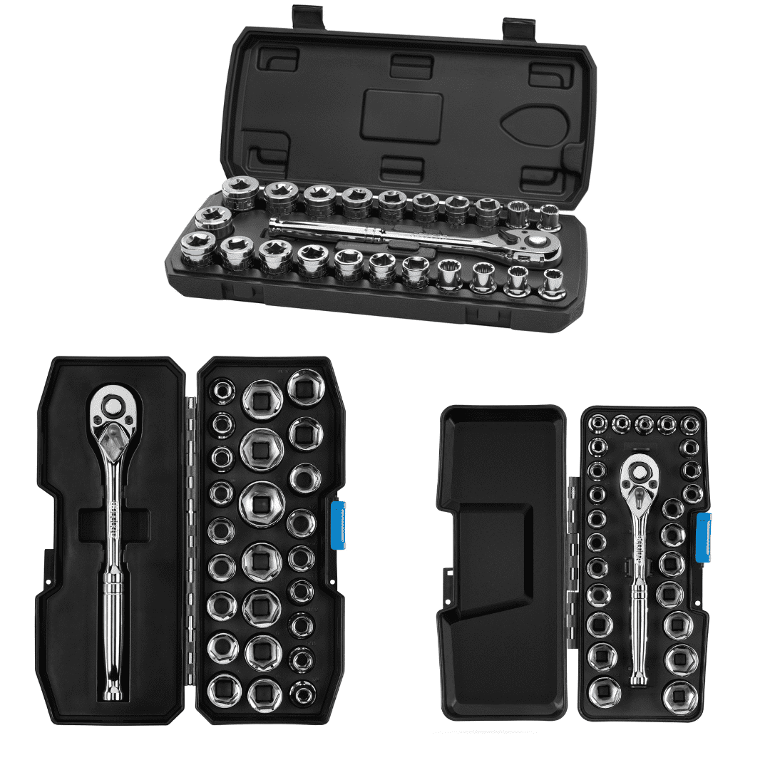 HART Compact Mechanic Set Bundle Including 23pc 1/2-Inch Drive Mech Set ...