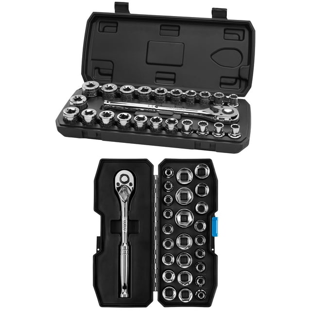 HART Compact Mechanic Set Bundle Including 23pc 1/2-Inch Drive Mech Set ...