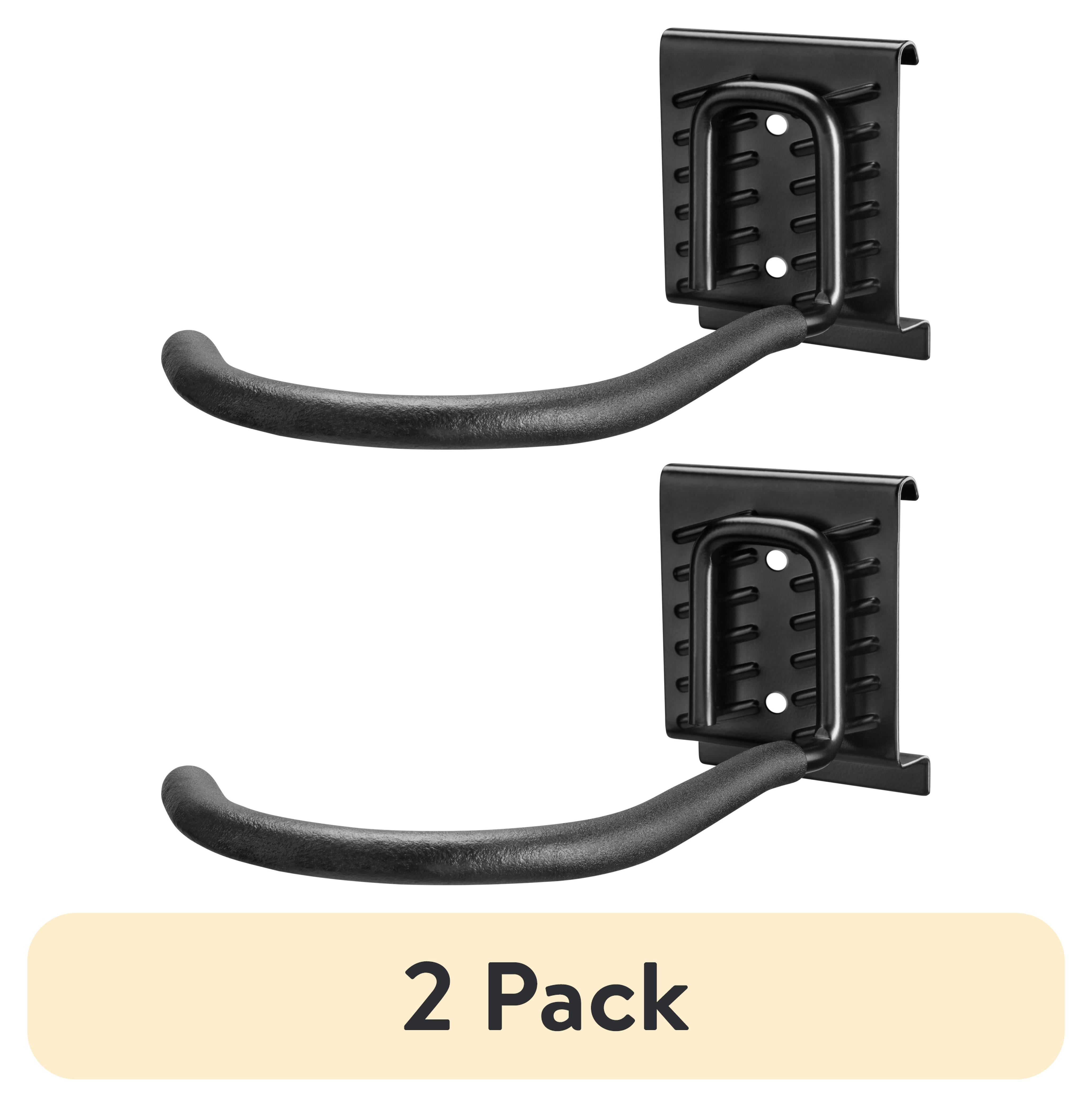 (2 pack) HART Garage Storage Bike Hook, Durable Steel Hook with Rubber ...