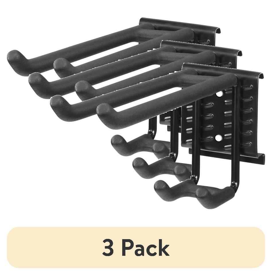 (3 pack) HART Garage Storage Dual Utility Hook, Durable Steel with ...