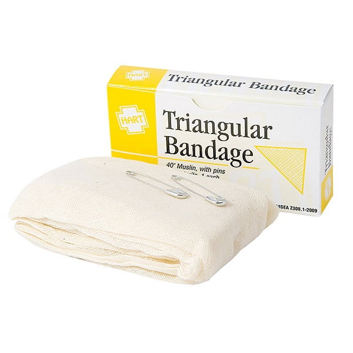 HART Health Triangular Bandage, 40" x 40" x 56", Non-Sterile, 12/Pkg (2 ...