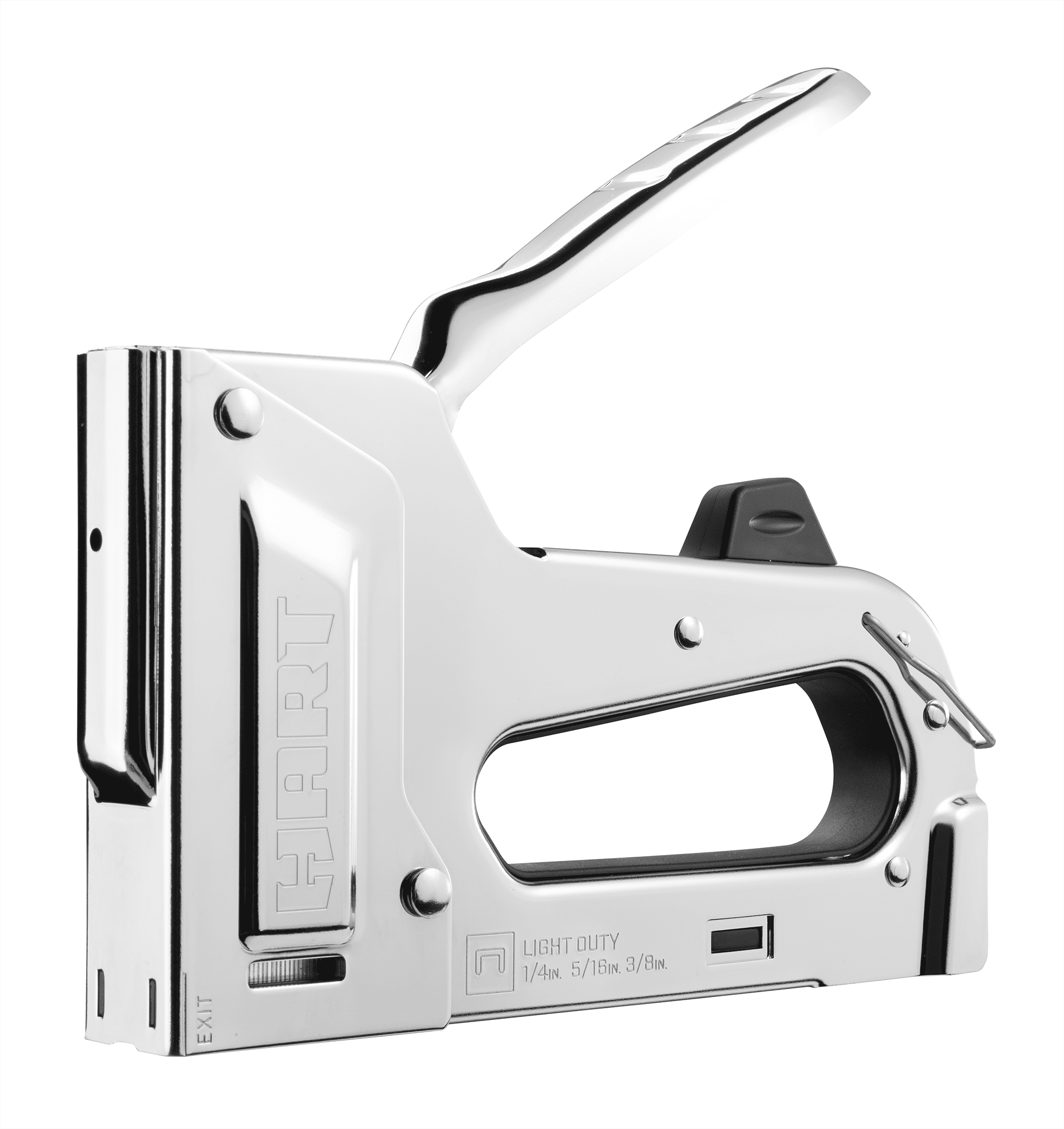 HART Light Duty Chrome Staple Gun with Bonus Staples and Hart Plier ...