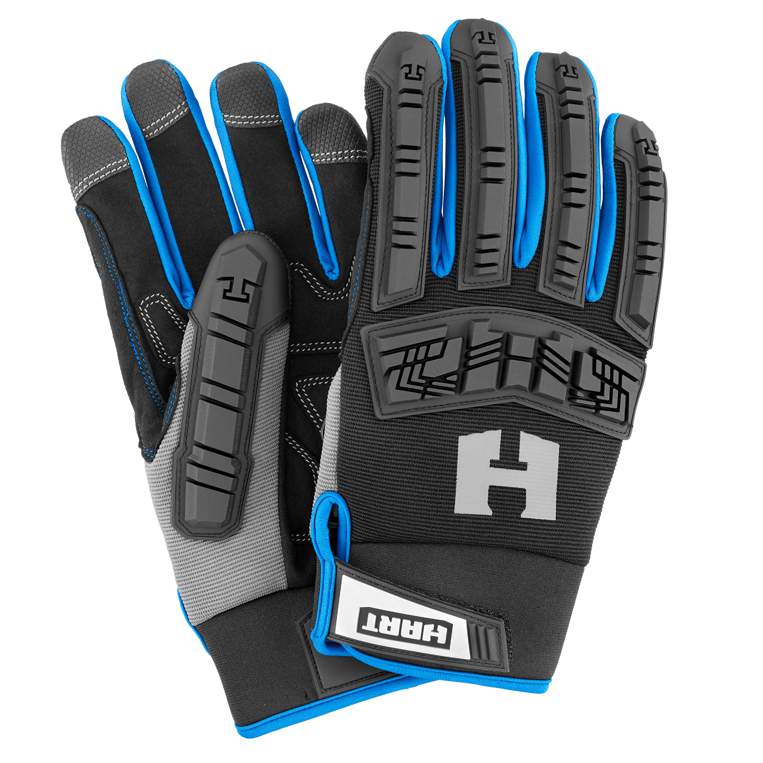 HART Pro Impact Work Gloves, 5-Finger Touchscreen Capable, Extra-Large ...