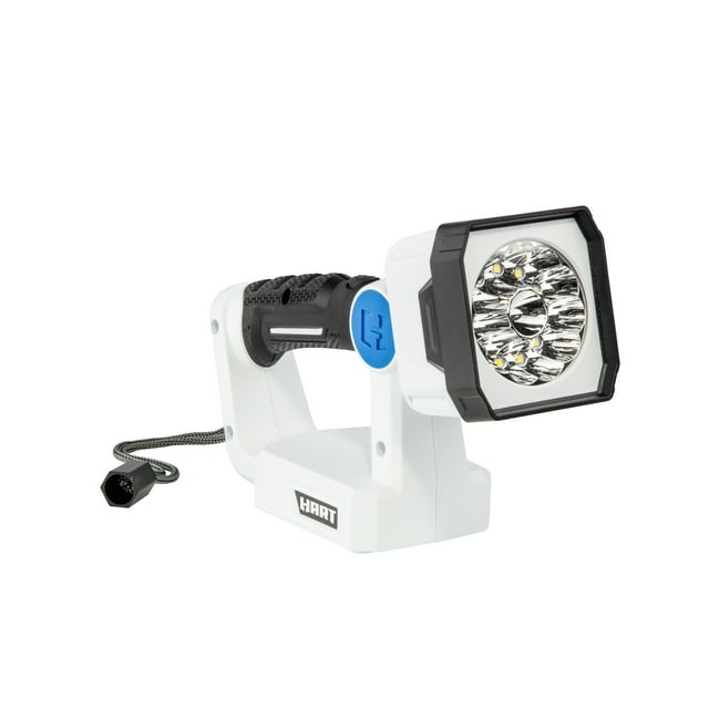 HART Rechargeable LED Area Spotlight, Pivoting Light Head, Magnetic ...