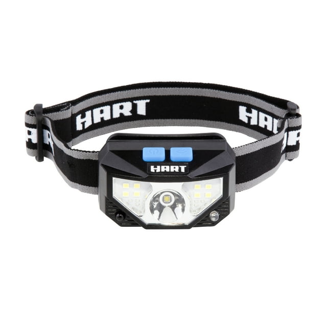 HART Rechargeable LED Headlamp, Hands Free, Adj. Headband, 5 Lighting ...
