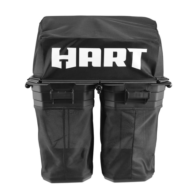 HART 80-Volt Lawn Mower Bagger Attachment for 30-Inch Riding Lawn ...