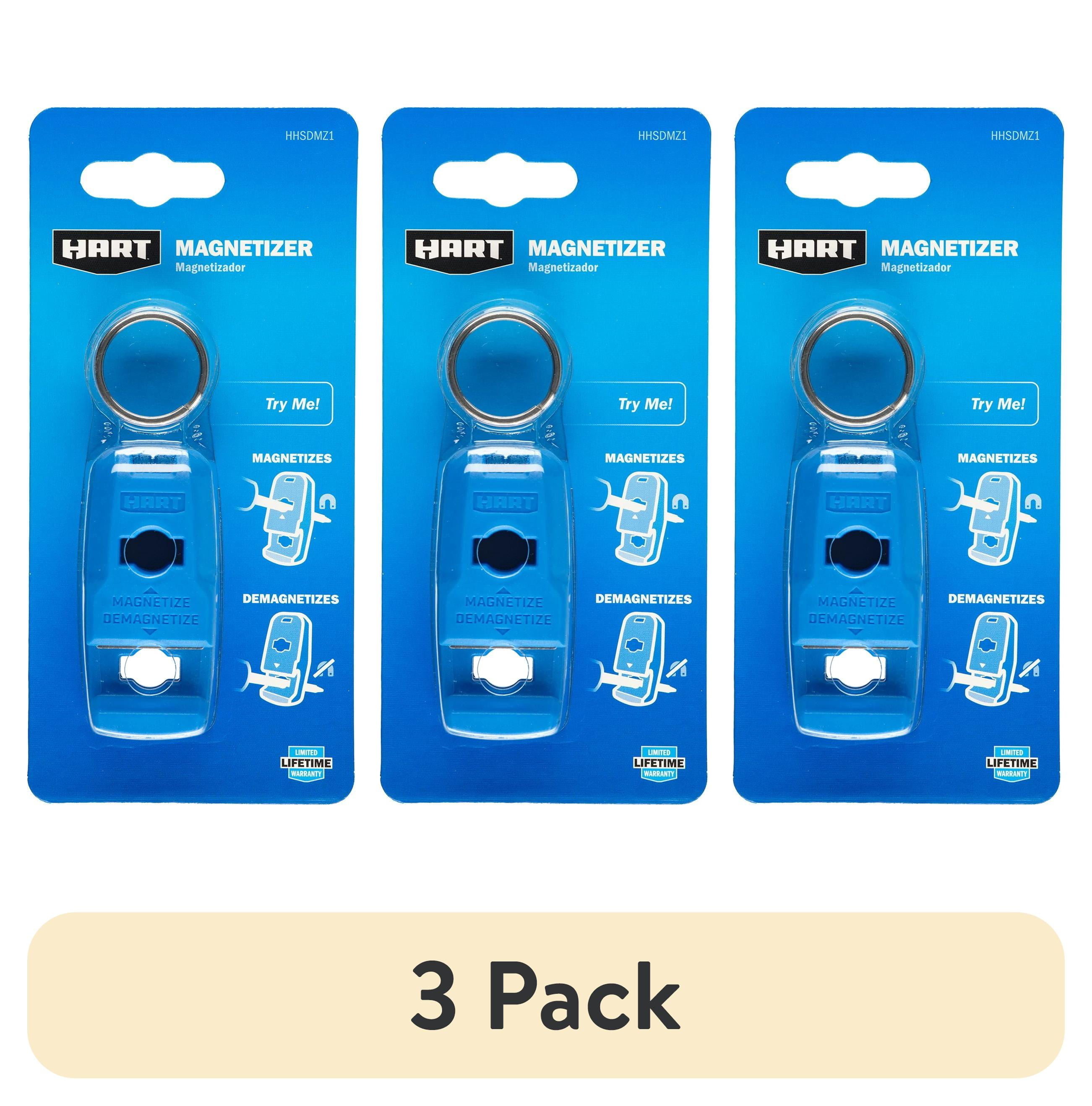 (3 pack) HART Screwdriver Magnetizer and Demagnetizer, N35 Rare Earth Magnets, Bottle Opener ...