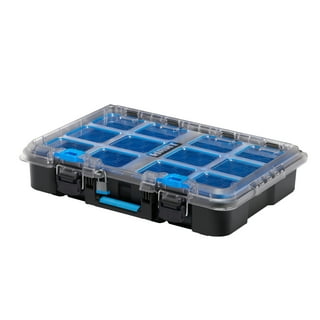 HART Stack System Tool Box with Small Blue Organizer & Dividers, Fits ...