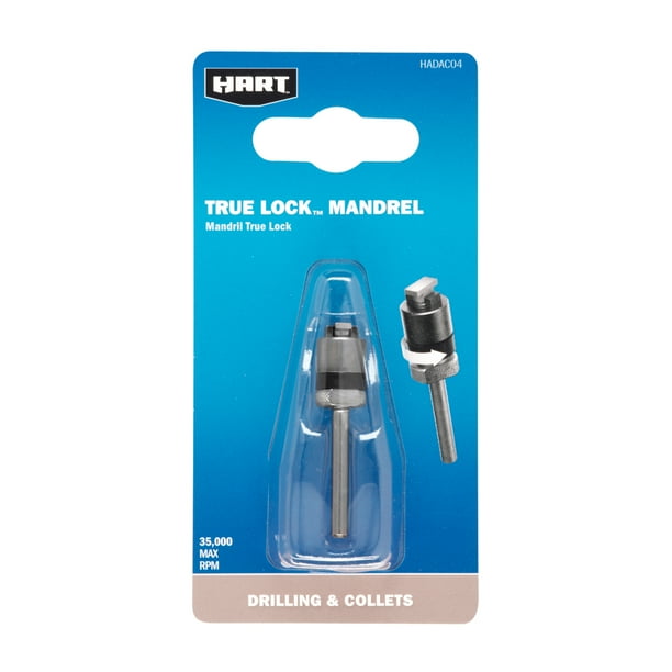 HART True Lock Locking Rotary Tool Accessory Mandrel - Walmart Business ...