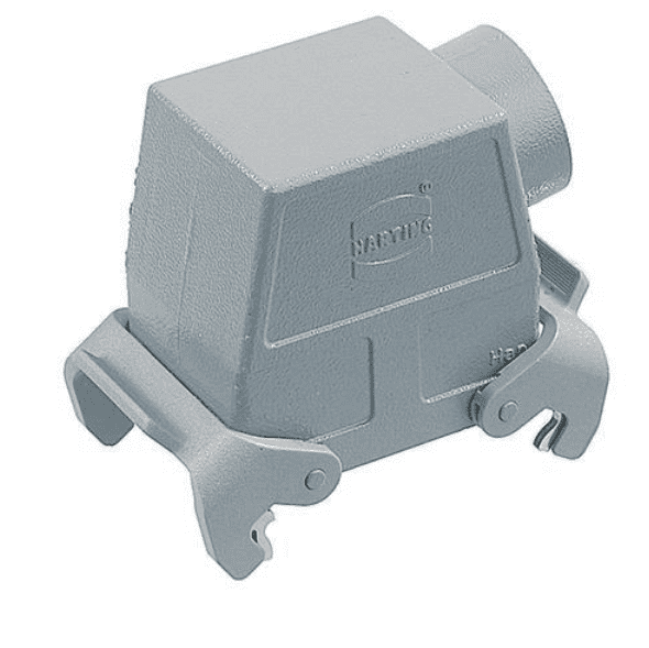 HARTING 09200320531, Heavy Duty Power Connectors METAL HOOD HAN 32A 2 LVR LCKING - Walmart.com
