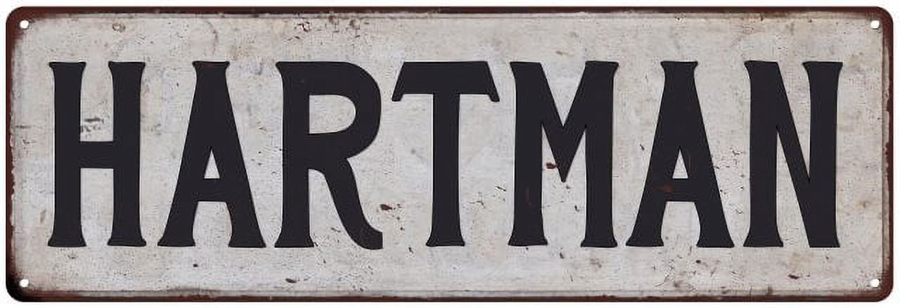 HARTMAN Vintage Look Rustic Chic Metal Sign 8x24 108240036717 - Walmart.com