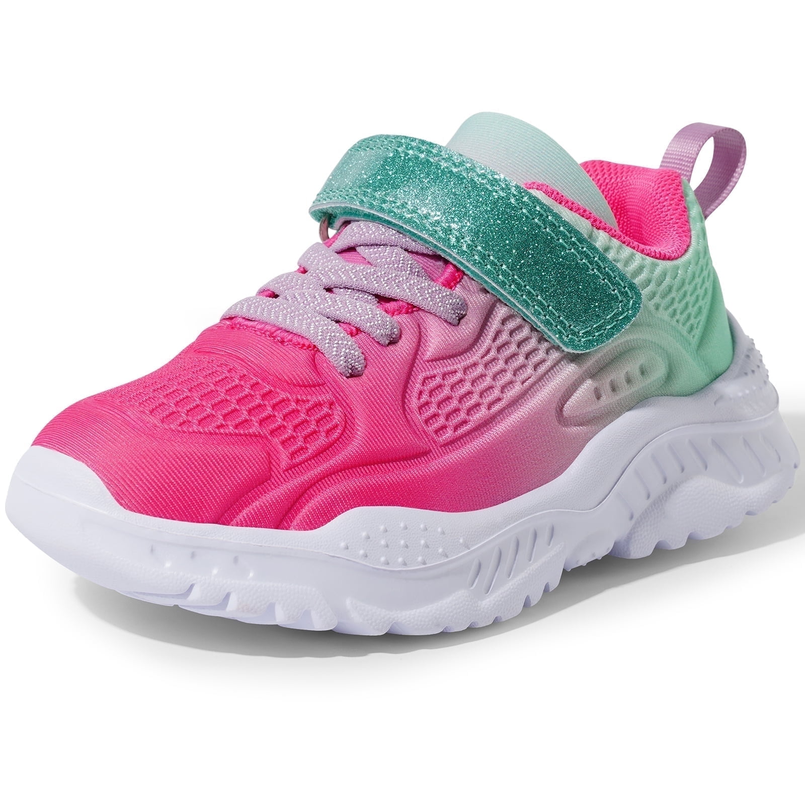 HARVEST LAND Girls Glitter Sneakers Slip-on Athletic Tennis Shoes for ...