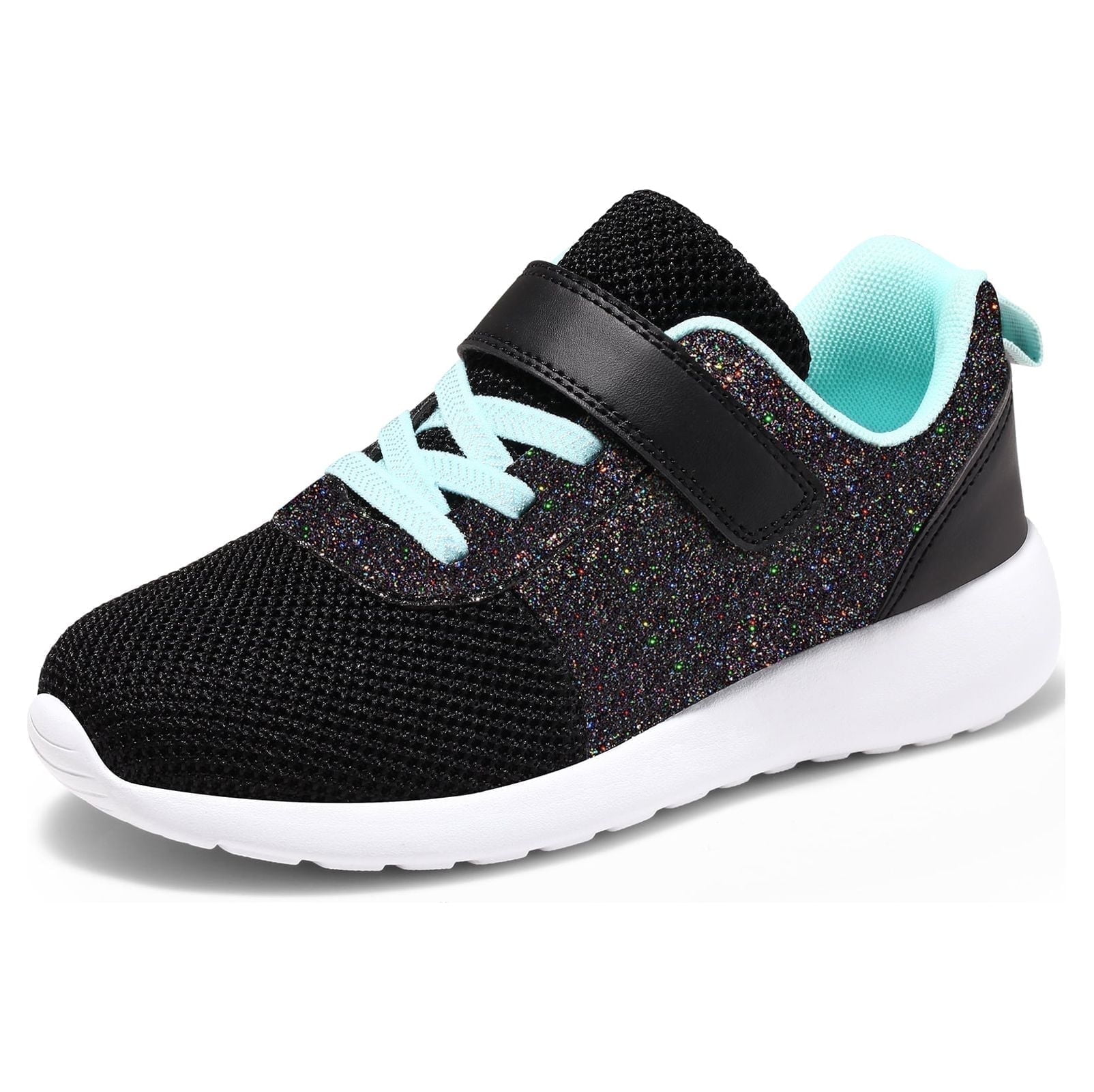 HARVEST LAND Girls Glitter Sneakers Slip-on Athletic Tennis Shoes for ...