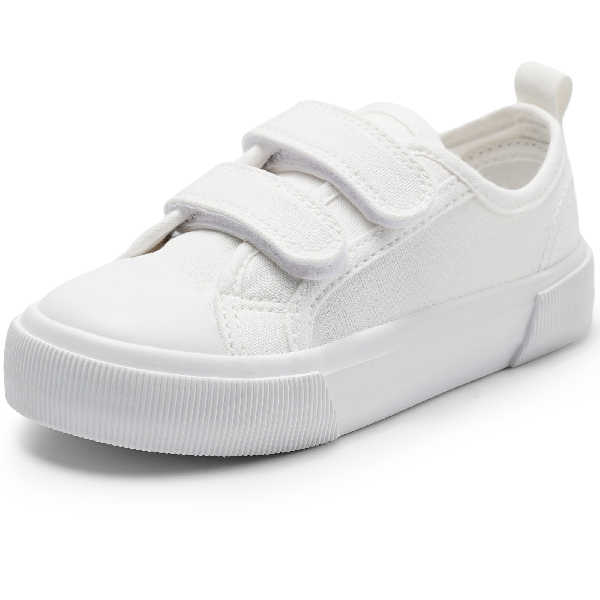 HARVEST LAND Kids Shoes Boys Girls Canvas Shoes Hook & Loops Supportive ...