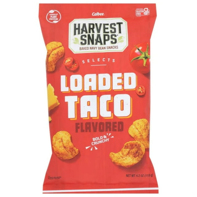 HARVEST SNAPS - Crunchy Loaded Taco Puffs 4.2OZ ( Pack of 6) - Walmart.com