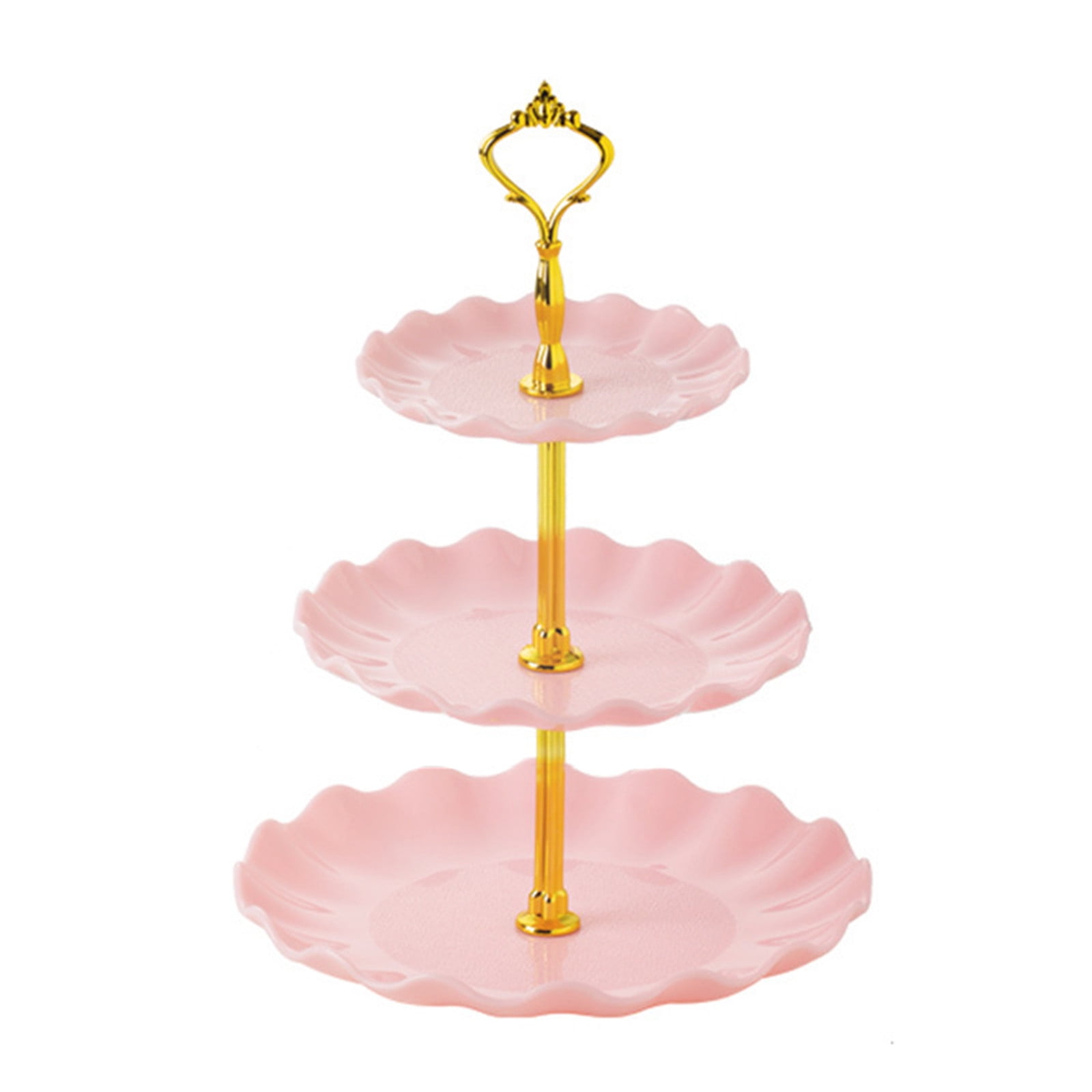 HASACHYL 3-Tier Fruit Basket & Nut Display Stand, Sturdy Metal Compote ...