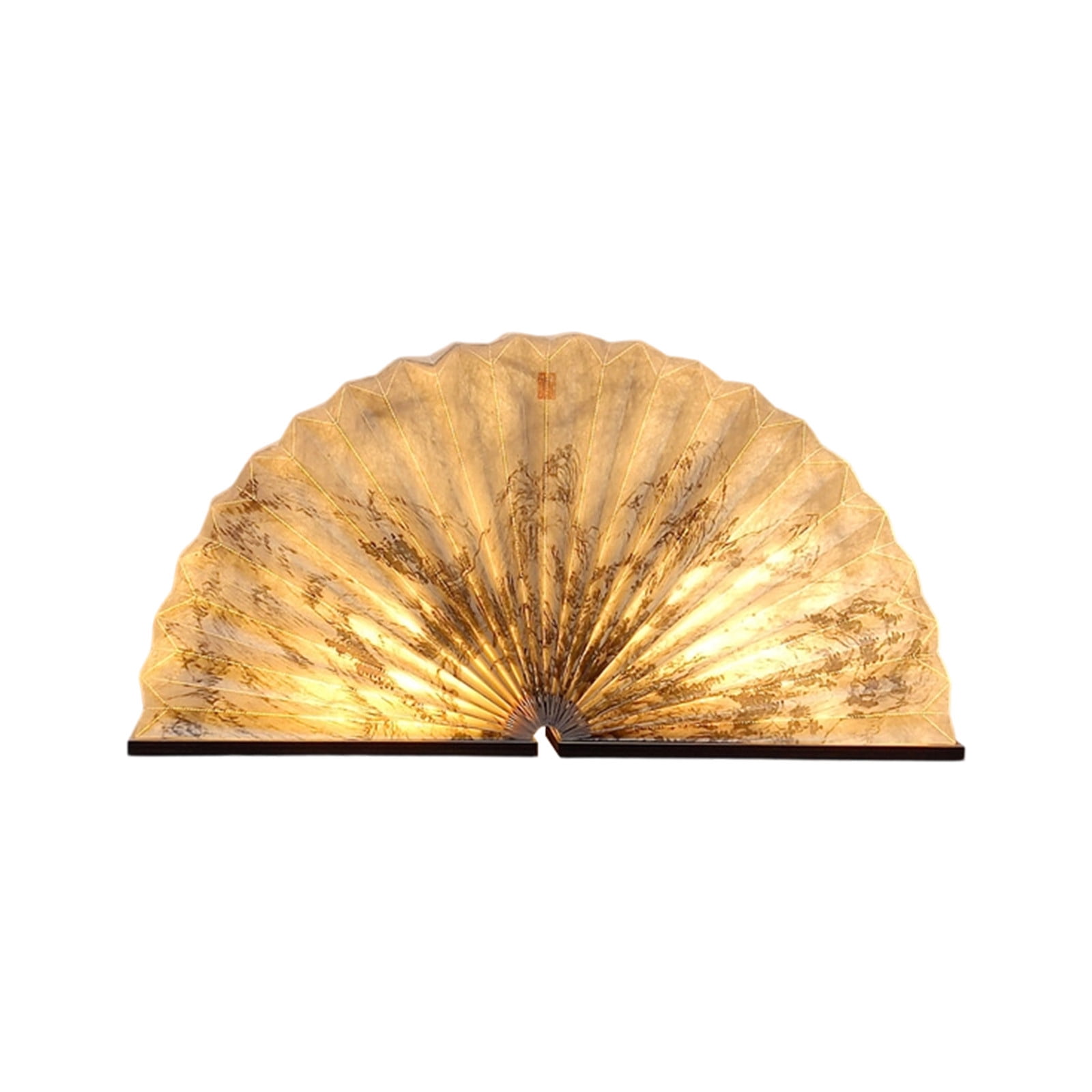 HASACHYL Folding Fan Lamp, Creative Decorative Light for Home Ambiance ...